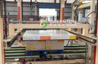 China PLC System Controlled PVC Laminated Gypsum Board Machine with 1300mm Laminating Width and 15m/min Speed for sale