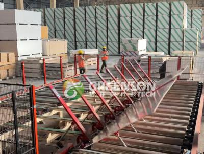 China PVC Laminated Fiber Cement Board Making Machine with 1300mm Effective Laminating, PLC System, and 2-6 Million Sq.m/Year Production Capacity for sale