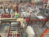 China Full-Automatic Thermoplastic Packing Machine with PLC Control for 600*600 Gypsum Board Lamination for sale