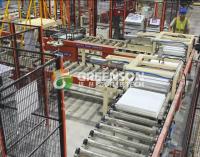 China Automatic PVC Lamination Machine for Gypsum Board with 1300mm Effective Laminating, PLC System, and 2-6 Million Sq.m/year Capacity for sale