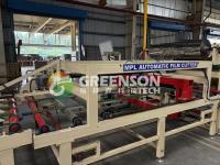 China PVC Gypsum Board Laminating Machine with 1300mm Effective Laminating Width, 15m/min Speed, and 2-6 Million Sqm Capacity for Gypsum Ceiling Tile Production for sale
