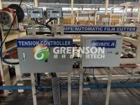 China PVC Gypsum Board Laminating Machine with 1300mm Effective Laminating Width, 15m/min Speed, and 2-6 Million Sqm Capacity for Gypsum Ceiling Tile Production for sale