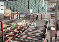 China Fully Automatic Plasterboard Laminating Machine with 1300mm Effective Lamination Width and 3-15m/min Adjustable Speed for Gypsum Ceiling Tile Production for sale