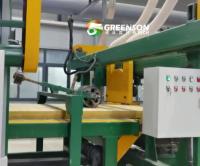 China PLC Controlled High Temperature Curing Rock Wool Production Line with 80-200kg/m3 Raw Material Density for Mineral Wool Board for sale