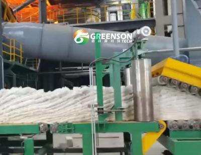 China Industrial Grade High Density Rock Wool Board Production Line with 80-200kg/m3 Raw Material Density PLC Control System and 380V/50Hz Power Supply for sale