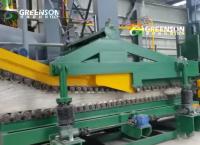China PLC Controlled High Temperature Curing Rock Wool Production Line with 80-200kg/m3 Raw Material Density for sale