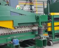 China PLC Controlled Rock Wool Production Line with High Temperature Curing and 80-200kg/m3 Raw Material Density for sale