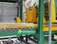 China Energy Saving Rock Wool Production Line with 1200-2400mm Board Width 80-200kg/m3 Density and 380V/50Hz Power Supply for sale
