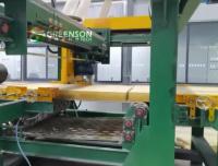 China PLC Controlled High Temperature Curing Rock Wool Production Line with 80-200kg/m3 Raw Material Density for Mineral Wool Board for sale