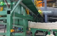 China Industrial Grade High Density Rock Wool Board Production Line with 80-200kg/m3 Raw Material Density PLC Control System and 380V/50Hz Power Supply for sale