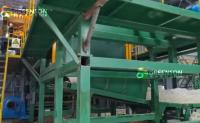 China PLC Controlled High Temperature Curing Rock Wool Production Line with 80-200kg/m3 Raw Material Density for Mineral Wool Board for sale