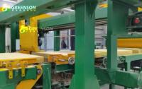China 380V Rock Wool Production Line with 40~120 meters/min Conveying Speed and 600mm-2400mm Width for Mineral Wool Board for sale