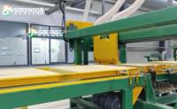 China Exterior Decoration Wall High-density 40-150 Kg/m3 Mineral Rock Wool Panel Production Line with 10000-60000tons Per Year Capacity and 200-300 KW Total Power for sale