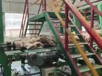 China Automatic Rock Wool Production Line with PLC Control, 80-200kg/m3 Raw Material Density, and 10000-60000 Units Capacity for sale