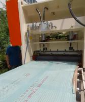 China 160 Tons Pressure Gypsum Board Perforating Machine for 20mm Thickness with Multiple Hole Shapes for sale
