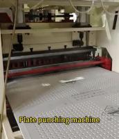 China Industrial Grade Sheet Perforation Machine with 160 KG Punching Pressure for 20mm Max Thickness and Customizable Hole Shapes for sale