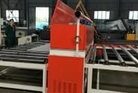 China PLC Control Automatic PVC Film Slitting Machine with 1300mm Max Laminating Width and 15m/min Speed for Gypsum Board for sale