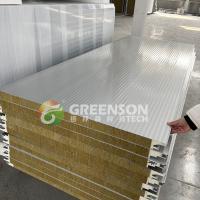 China High Efficiency Full-Automatic Stone Wool Sandwich Panel Making Machine For Easy Operation In Roof And Wall Applications for sale