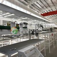 China Fully Automatic Energy Saving Stone Wool Sandwich Panel Production Line Easy To Operate for sale