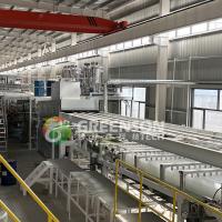 China High Efficiency Full-Automatic Stone Wool Sandwich Panel Making Machine For Easy Operation In Roof And Wall Applications for sale