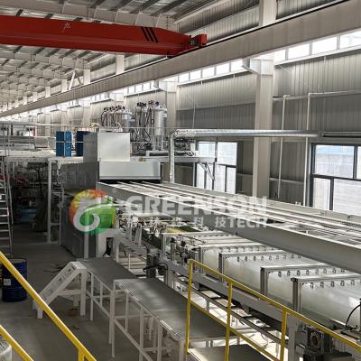 China High Efficiency Full-Automatic Stone Wool Sandwich Panel Making Machine For Easy Operation In Roof And Wall Applications for sale