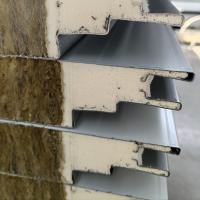 China High Output Fully Automatic Stone Wool Sandwich Panel Line Easy To Operate For Roof And Wall Applications for sale