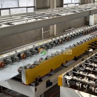 China Fully Automatic PU PIR Sandwich Panel Production Line For Cold Room With 40-300 Mm Thickness And 950-1200 Mm Width for sale