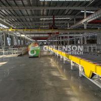 China Fully Automatic Stone Wool Insulation Sandwich Panel Production Line With Easy Operation And 40-300 Mm Thickness for sale