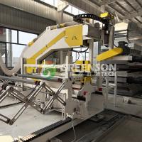 China Fully Automatic Stone Wool Insulation Sandwich Panel Production Line With Easy Operation And 40-300 Mm Thickness for sale