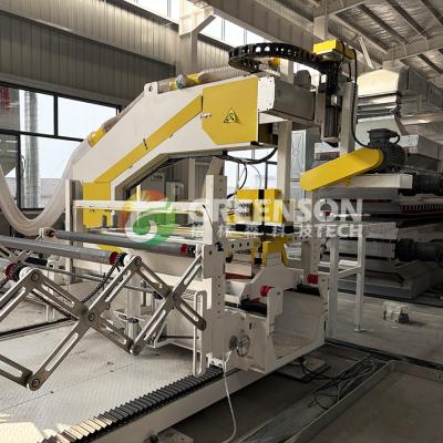 China Fully Automatic Stone Wool Insulation Sandwich Panel Production Line With Easy Operation And 40-300 Mm Thickness for sale