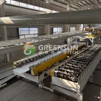 China Fully Automatic Stone Wool Insulation Sandwich Panel Production Line With Easy Operation And 40-300 Mm Thickness for sale