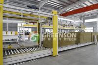 China Automatic Easy To Operate Sandwich Panel Production Line With Pre-Painted Galvanized Steel For 40-300 Mm Thickness Rock Wool Panels for sale