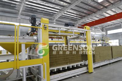 China Fully Automatic Customizable Stone Wool Sandwich Panel Making Machine Easy To Operate for sale