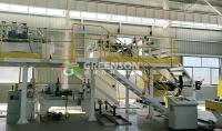 China Fully Automatic High Accuracy PU Edge Rock Wool Sandwich Panel Production Line With 380V 50Hz 3phases for sale