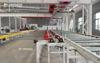 China PUF PIR PU Rock Wool Sandwich Panel Machine Production Line with 3-15m/min Adjustable Speed 40-300mm Thickness and 950-1200mm Width for sale