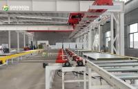 China Rock Wool Sandwich Panel Production Line For Warehouse Wall for sale