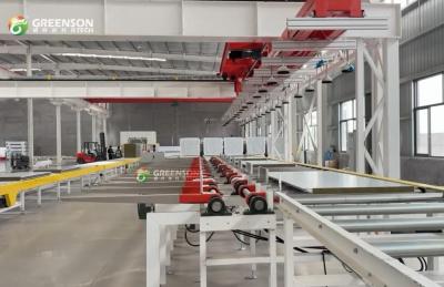 China Rock Wool Sandwich Panel Production Line For Warehouse Wall for sale