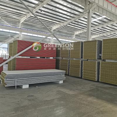China Low Maintenance Rock Wool Sandwich Panel Production Line for sale