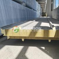 China Fully Automatic High Capacity Adjustable Speed Rock Wool Sandwich Panel Production Line for Roof and Wall for sale