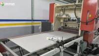China Automatic Gypsum Board Perforation Machine with 11 KW Power and 1 Pc/minute Capacity for Acoustic Panels for sale