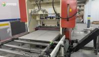 China Automatic Gypsum Board Perforation Machine with 11 KW Power and 1 Pc/minute Capacity for Acoustic Panels for sale