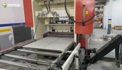 China Automatic Gypsum Board Perforation Machine with 11 KW Power and 1 Pc/minute Capacity for Acoustic Panels for sale