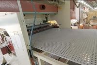 China PLC-Controlled Gypsum Board Perforating Machine with 200T Pressure and 50 Times/Minute Speed for Precision Panel Punching for sale