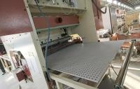 China Automatic CNC Panel Punching Machine with 200T Pressure 50 Times/Minute Speed and 1220mm Perforation Width for Gypsum MDF Fiber Cement Board for sale