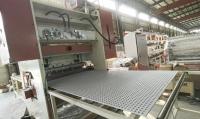 China Automatic CNC Panel Punching Machine with 200T Pressure 50 Times/Minute Speed and 1220mm Perforation Width for Gypsum MDF Fiber Cement Board for sale