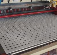 China 160 Tons Pressure 11 KW Power Hole Perforating Machine for MDF Panel with Multiple Hole Shapes for sale