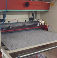 China 160 Tons Pressure 11 KW Power Hole Perforating Machine for MDF Panel with Multiple Hole Shapes for sale