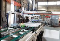 China Fast Gypsum Board Strip Cutting Machine For 1200 Mm*2400 Mm Boards Producing 100mm Wide Slats for sale
