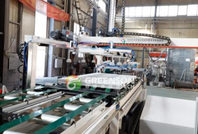 China Fast Gypsum Board Strip Cutting Machine For 1200 Mm*2400 Mm Boards Producing 100mm Wide Slats for sale