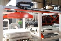 China Automatic Gypsum Board Strip Cutting Machine For 100mm Wide Slats Dust Free Cutting for sale